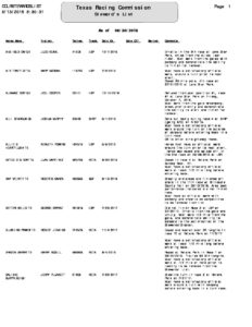 Steward’s List – Lone Star Park at Grand Prairie